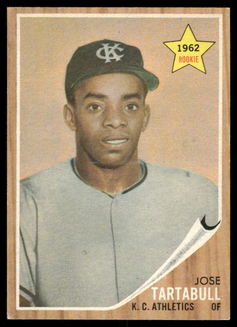 1962 Topps #451 Jose Tartabull RC - VG