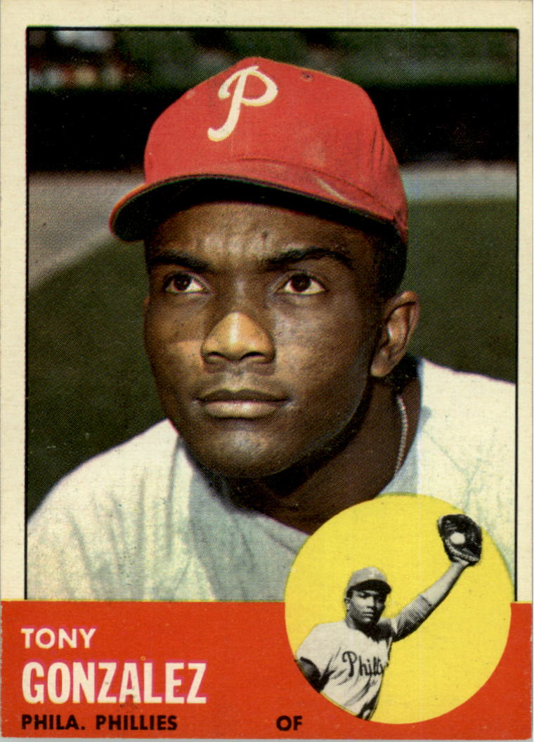 1963 Topps #32 Tony Gonzalez - EX