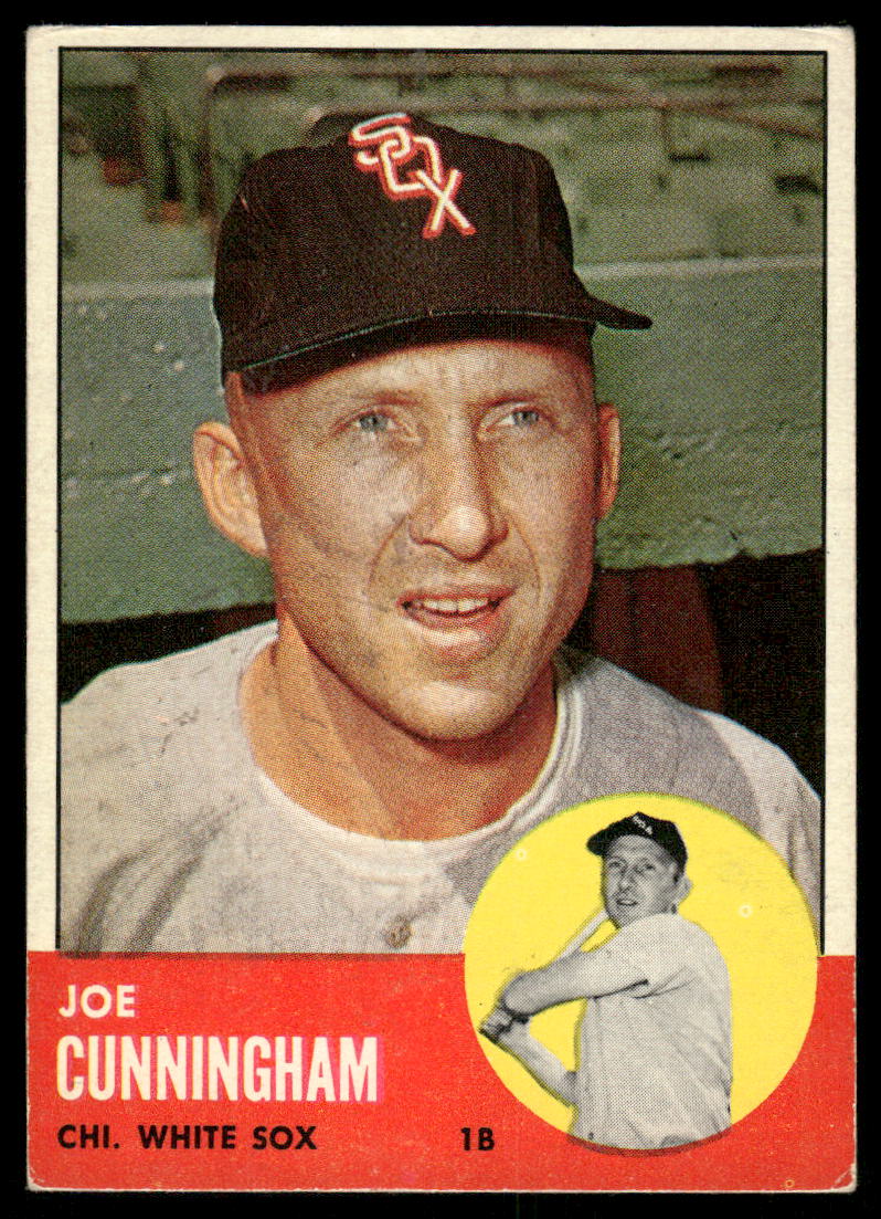 1963 Topps #100 Joe Cunningham - VG