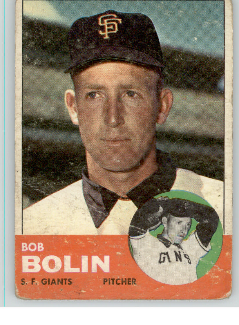 1963 Topps #106 Bobby Bolin - POOR - Card Shack | Beckett Marketplace