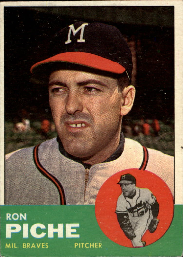 1963 Topps #179 Ron Piche - VG-EX - Card Shack | Beckett Marketplace