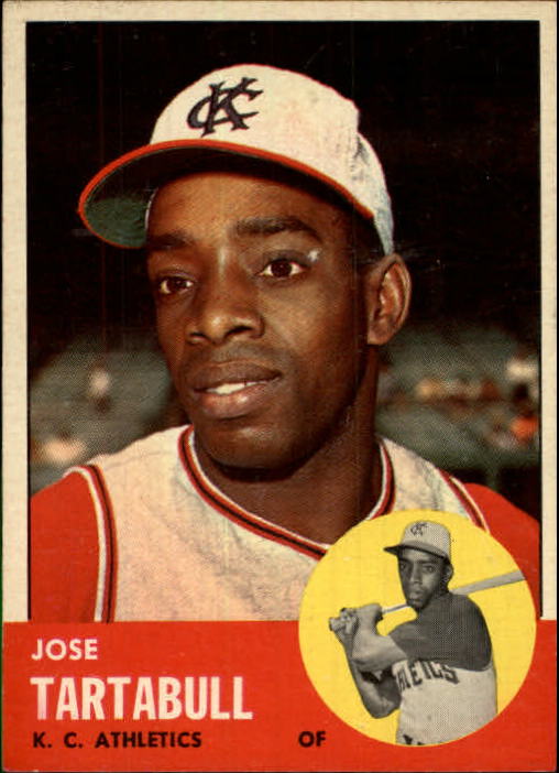 1963 Topps #449 Jose Tartabull - VG-EX