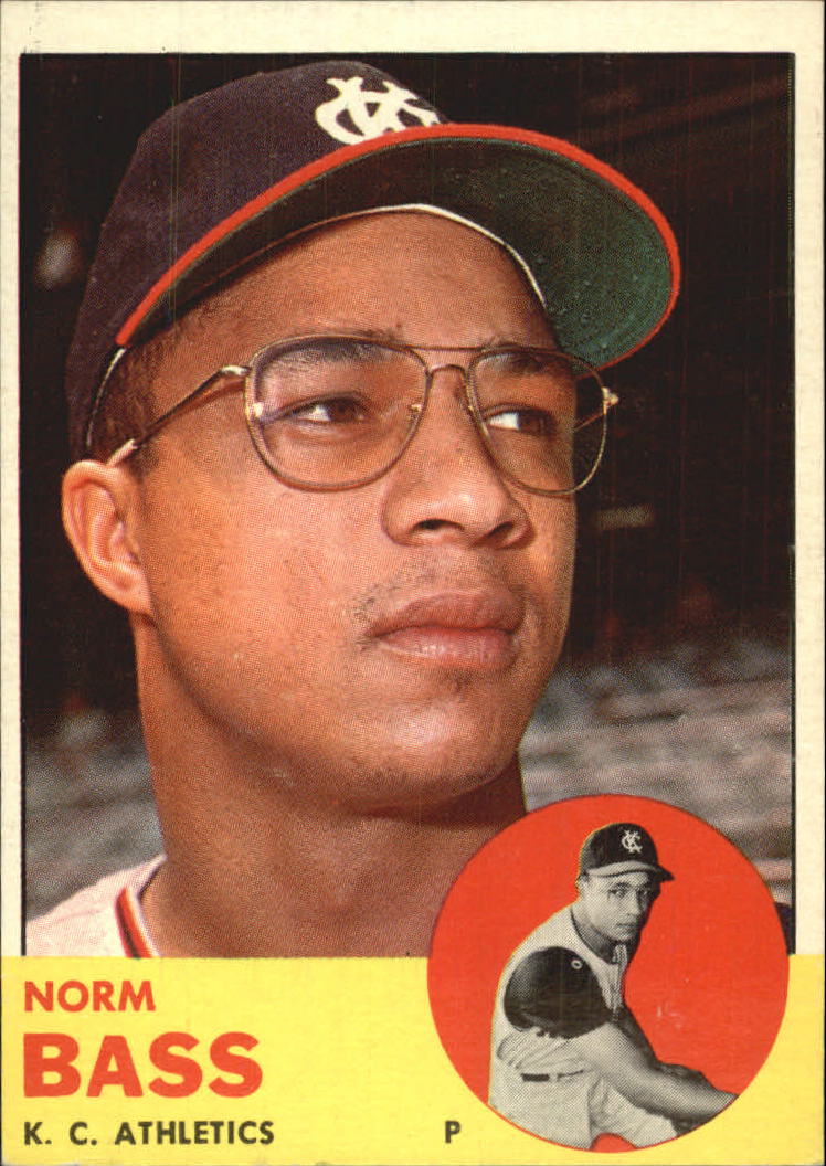 1963 Topps #461 Norm Bass - NM