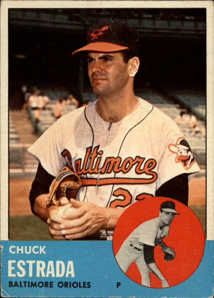 1963 Topps #465 Chuck Estrada - VG