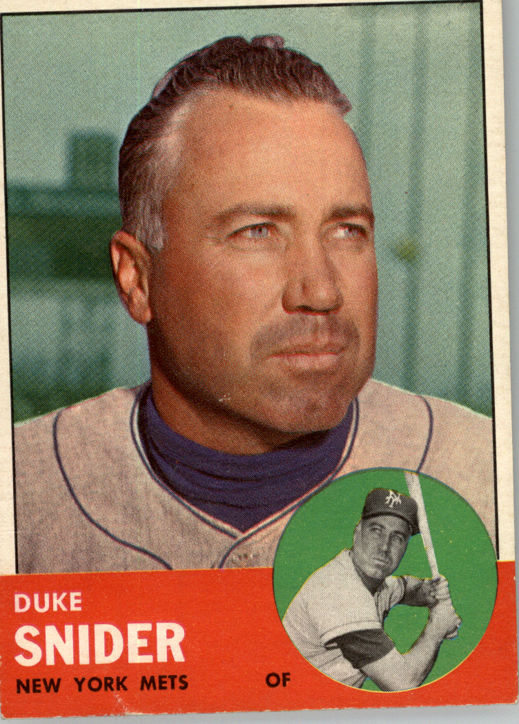 1963 Topps #550 Duke Snider - VG-EX