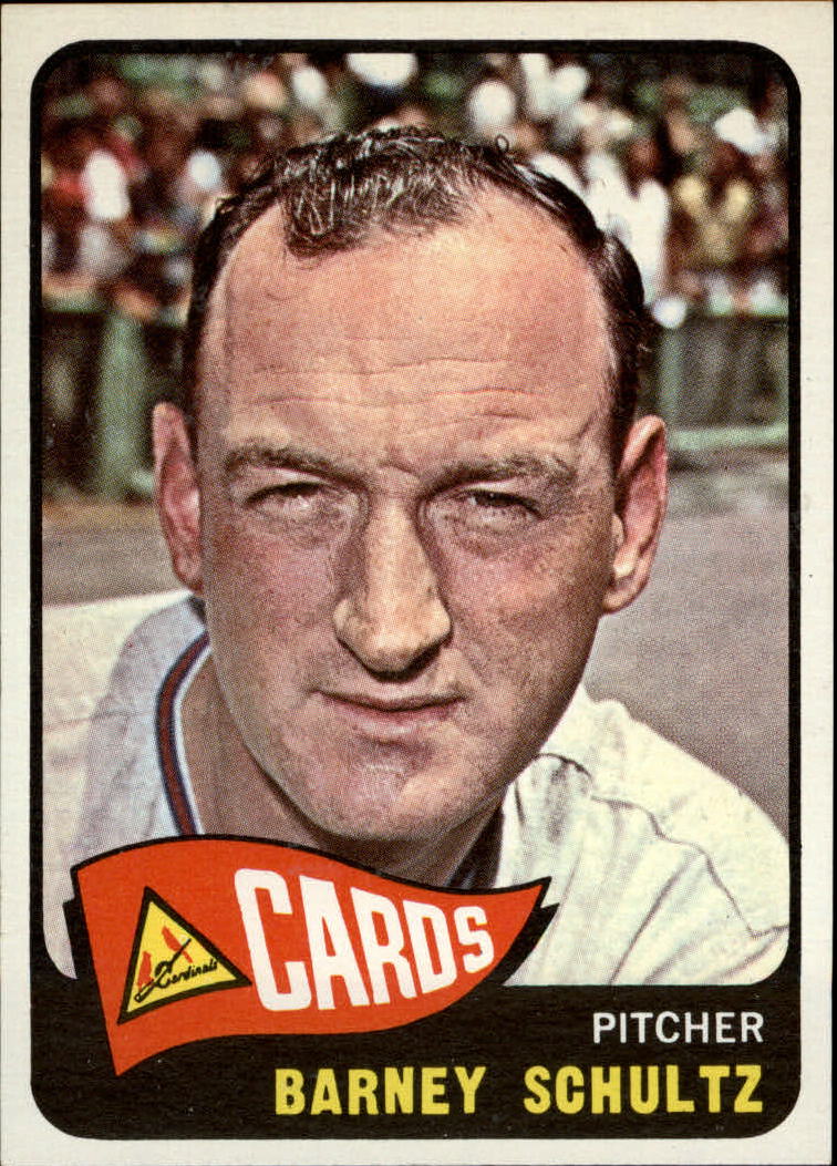1965 Topps #28 Barney Schultz - NM