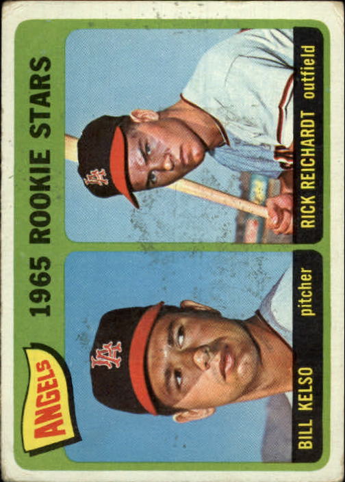 1965 Topps #194 Rookie Stars/Bill Kelso RC/Rick Reichardt RC - GOOD