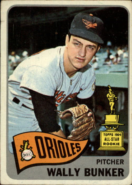 1965 Topps #290 Wally Bunker - GOOD