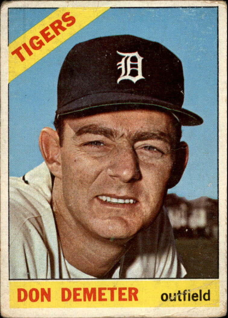 1966 Topps #98 Don Demeter - GOOD
