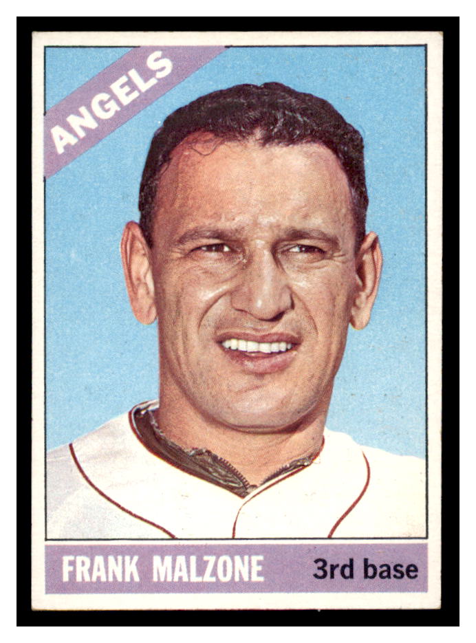 1966 Topps #152 Frank Malzone - Scan of actual card you will receive ...