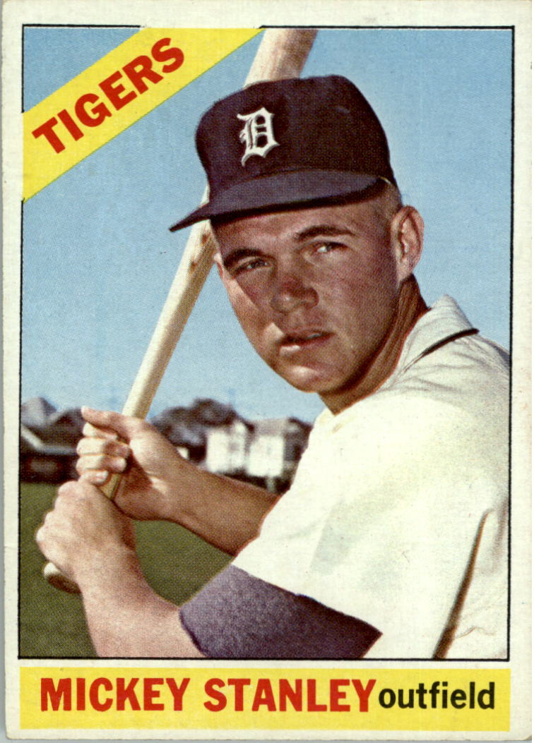 1966 Topps #198 Mickey Stanley RC - VG