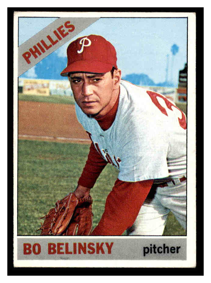 1966 Topps #506 Bo Belinsky - Scan of actual card you will receive - EX