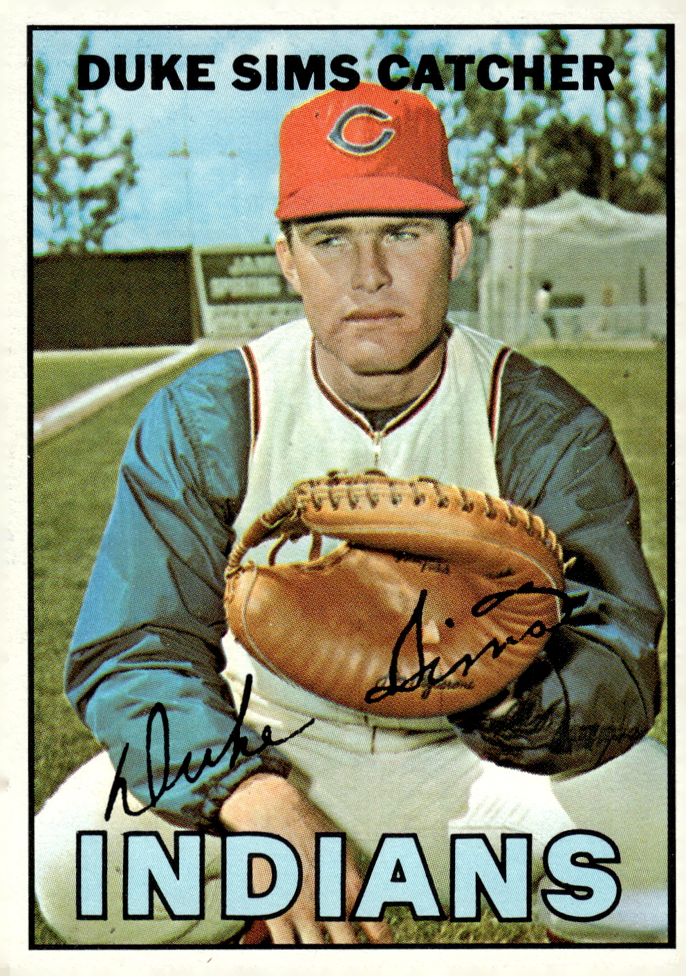1967 Topps #3 Duke Sims - EX-MT - Card Shack | Beckett Marketplace