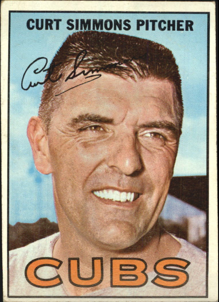 1967 Topps #39 Curt Simmons - VG - Burbank Sportscards | Beckett ...