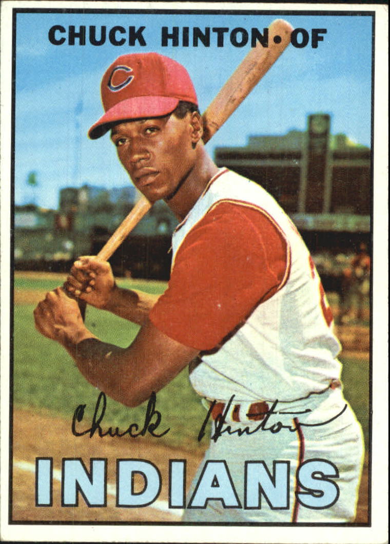 1967 Topps #189 Chuck Hinton - EX-MT - Burbank Sportscards | Beckett ...
