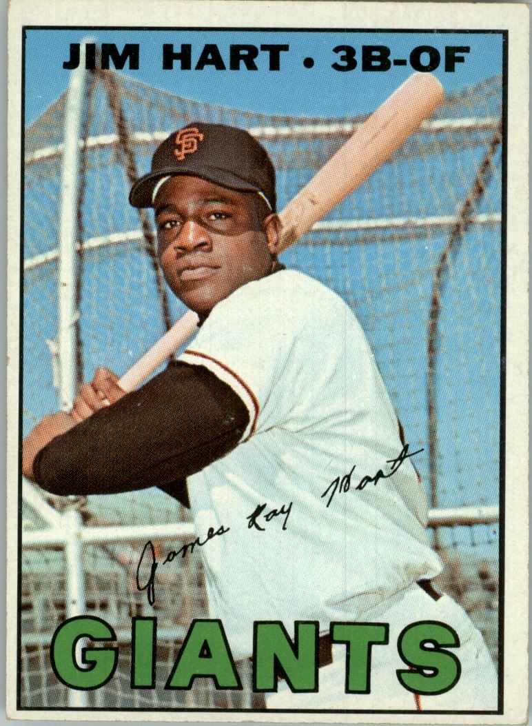 1967 Topps #220 Jim Ray Hart - NM - Burbank Sportscards | Beckett ...