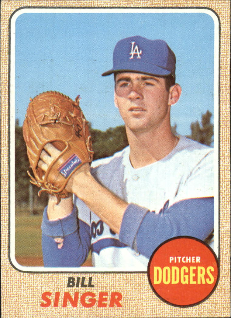 1968 Topps #249 Bill Singer - EX