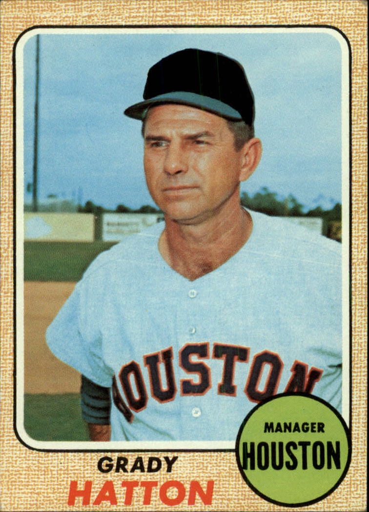 1968 Topps #392 Grady Hatton MG - EX-MT - Card Shack | Beckett Marketplace