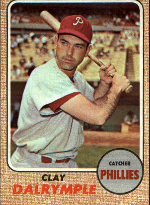 1968 Topps #567 Clay Dalrymple - VG-EX