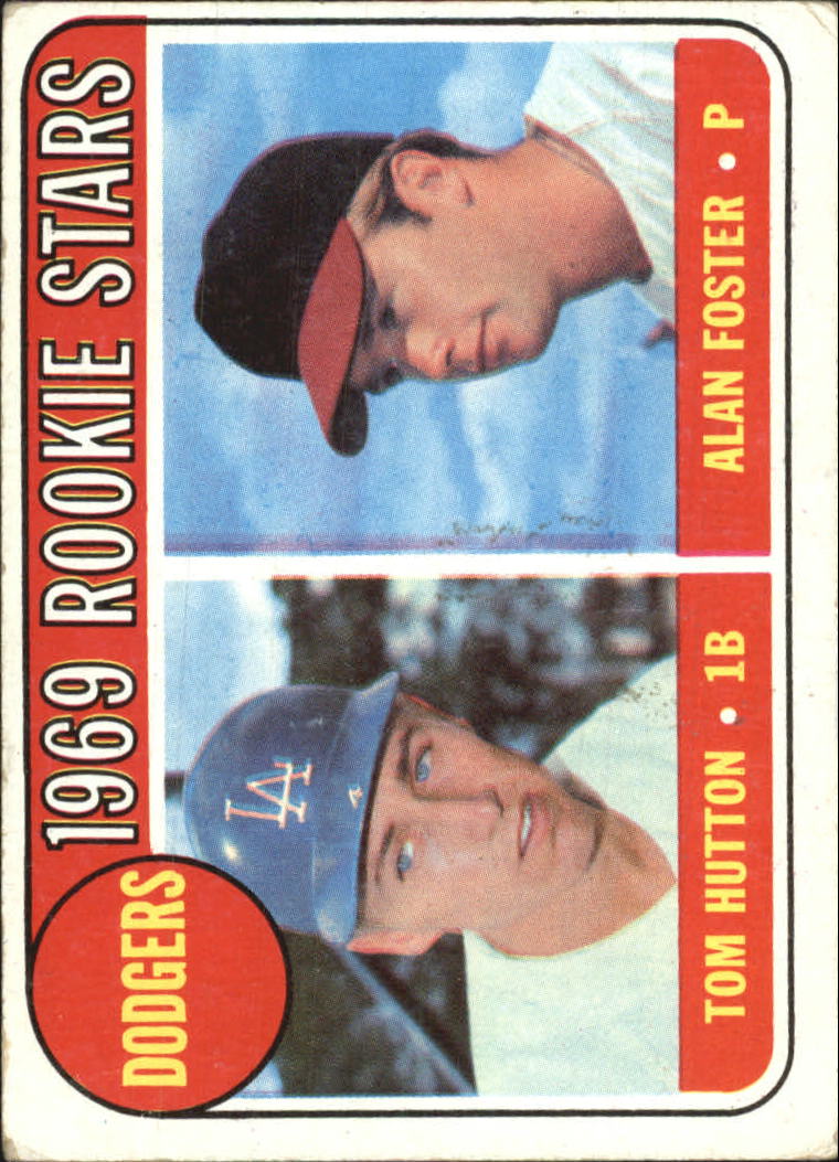 1969 Topps #266 Rookie Stars/Tom Hutton/Alan Foster RC - VG