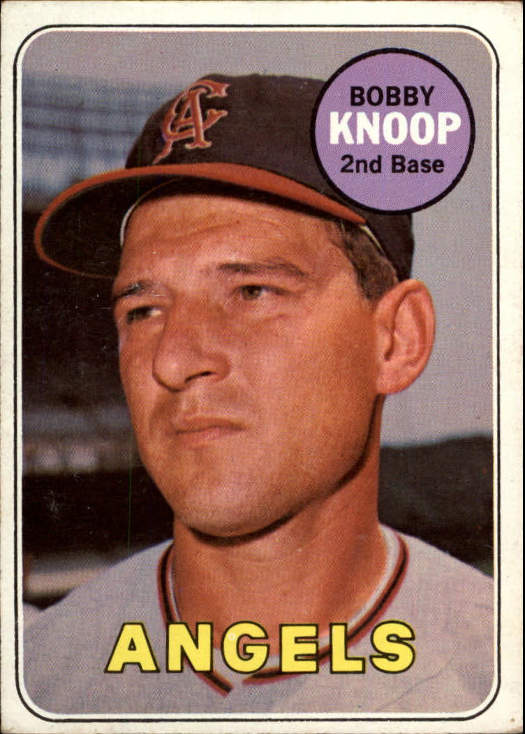 1969 Topps #445 Bobby Knoop - G-VG