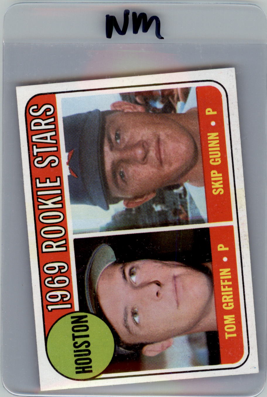 1969 Topps #614 Rookie Stars/Tom Griffin RC/Skip Guinn RC - NM - Triple ...