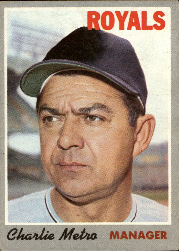 1970 Topps #16 Charlie Metro MG RC - VG - Card Shack | Beckett Marketplace