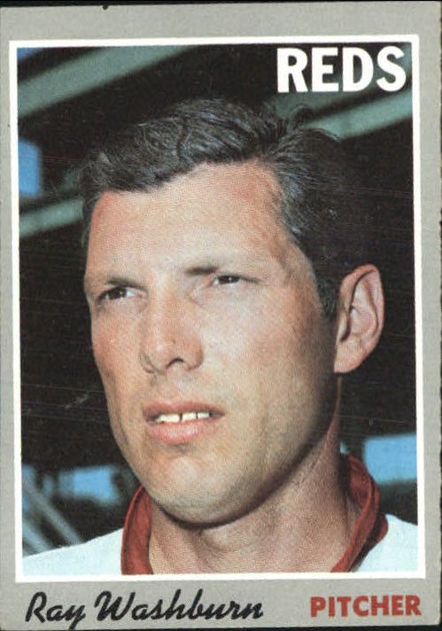 1970 Topps #22 Ray Washburn - EX - Burbank Sportscards | Beckett ...