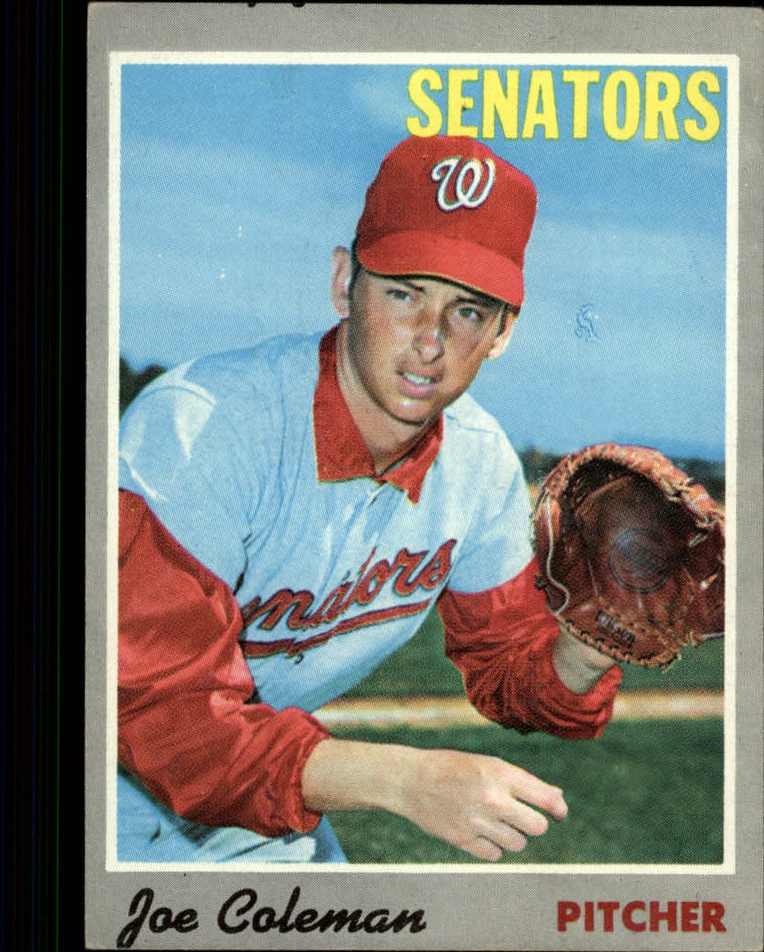 1970 Topps #127 Joe Coleman - EX - Card Shack | Beckett Marketplace