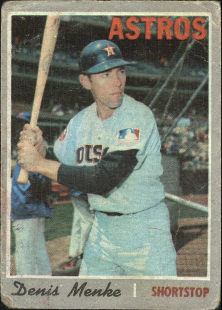 1970 Topps #155 Denis Menke - FAIR - Burbank Sportscards | Beckett ...