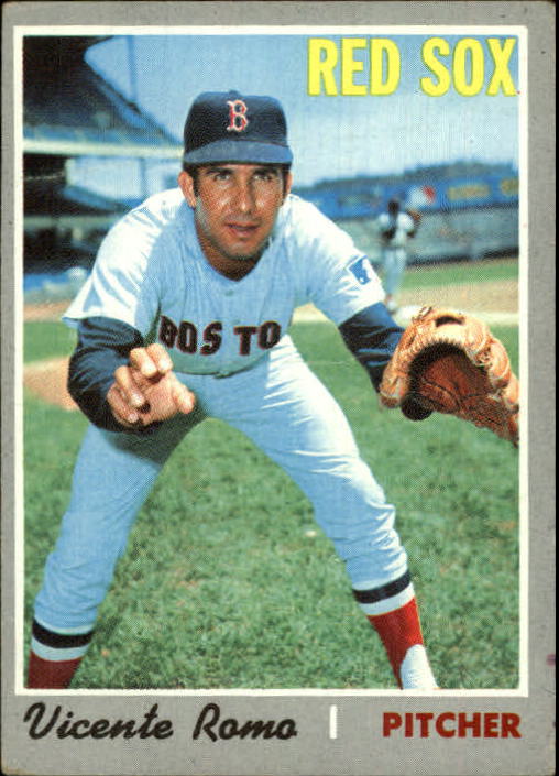 1970 Topps #191 Vicente Romo - GOOD