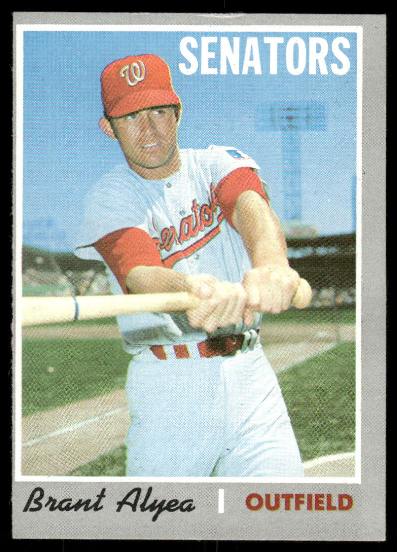 1970 Topps #303 Brant Alyea - VG-EX