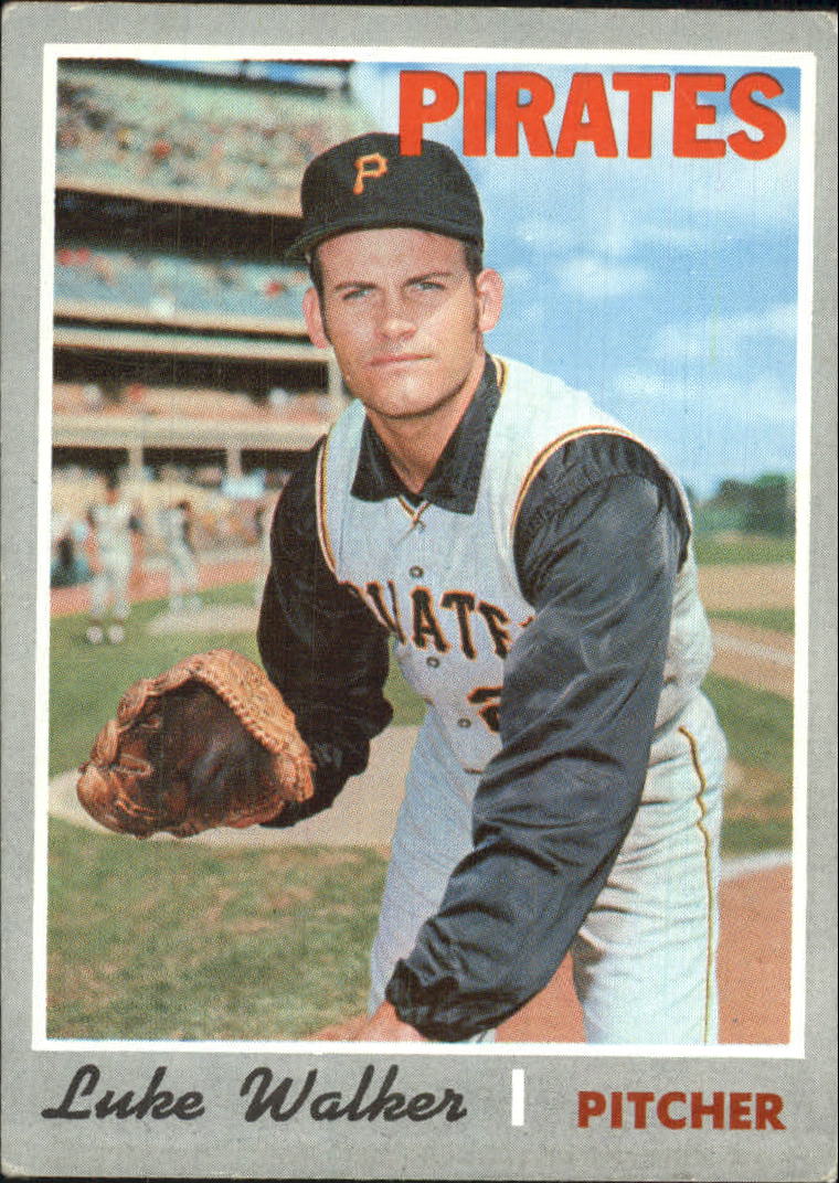 1970 Topps #322 Luke Walker - VG - Burbank Sportscards | Beckett ...