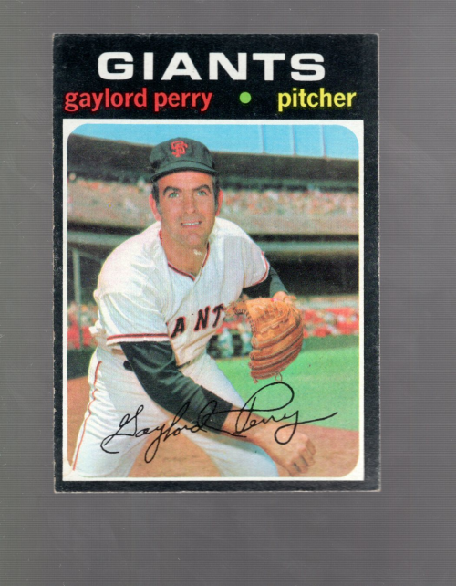 1971 Topps #140 Gaylord Perry - A4996 - EX