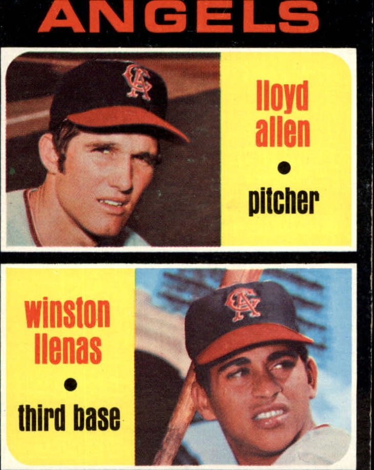 1971 Topps #152 Rookie Stars/Lloyd Allen RC/Winston Llenas RC - EX ...