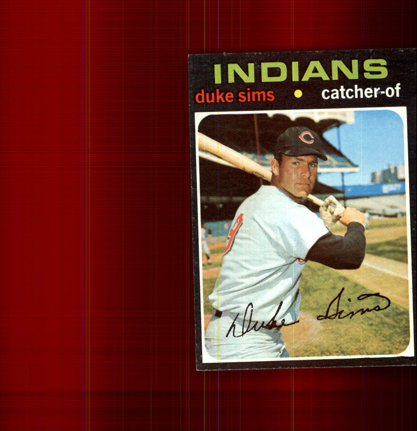 1971 Topps #172 Duke Sims - EX - Card Shack | Beckett Marketplace