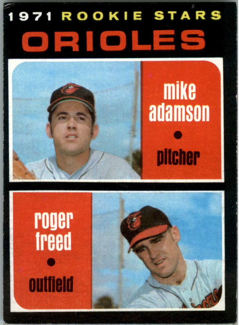 1971 Topps #362 Rookie Stars/Mike Adamson/Roger Freed - VG-EX - Triple ...