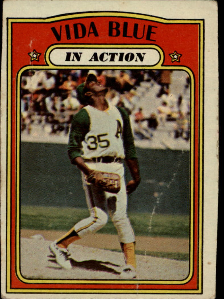 1972 Topps #170 Vida Blue IA - VG