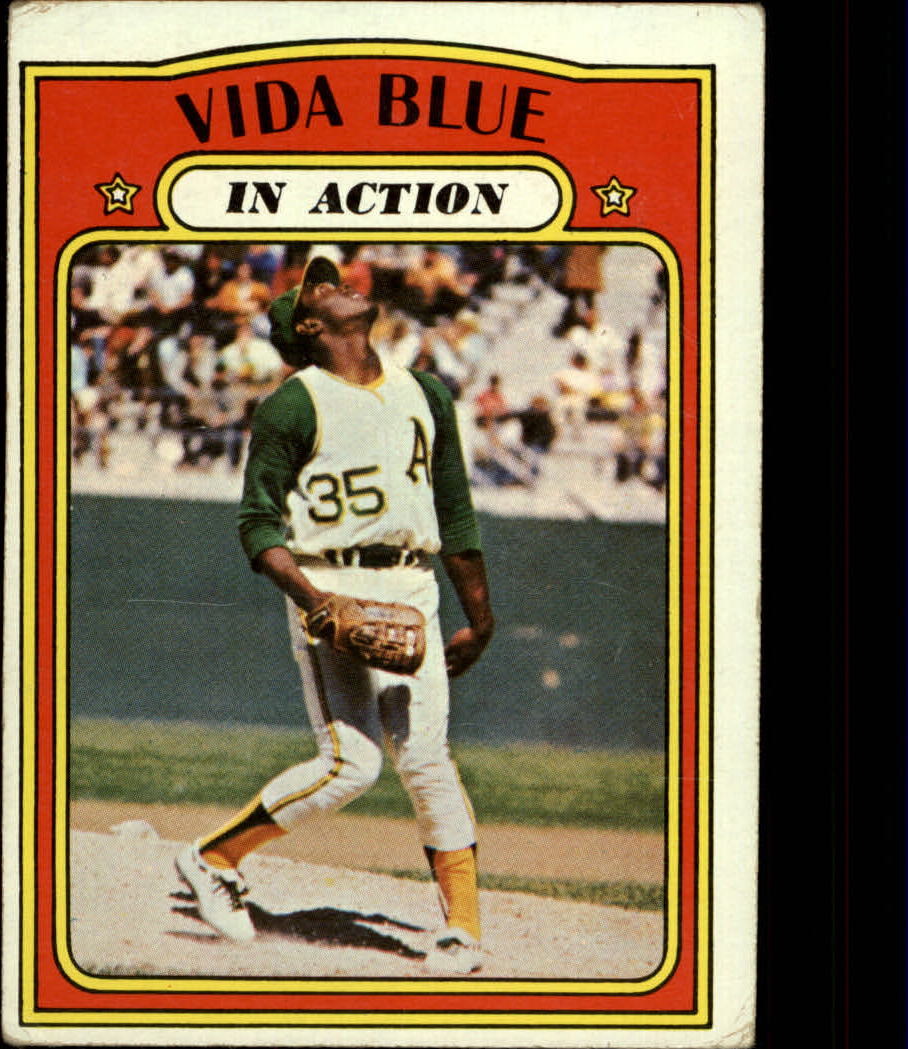 1972 Topps #170 Vida Blue IA - VG-EX - Card Shack | Beckett Marketplace