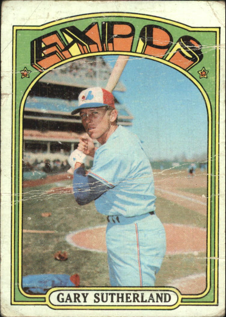1972 Topps #211 Gary Sutherland - FAIR - Burbank Sportscards | Beckett ...