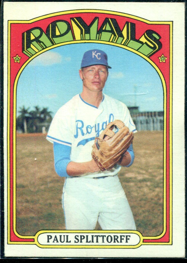 1972 Topps #315 Paul Splittorff - NM