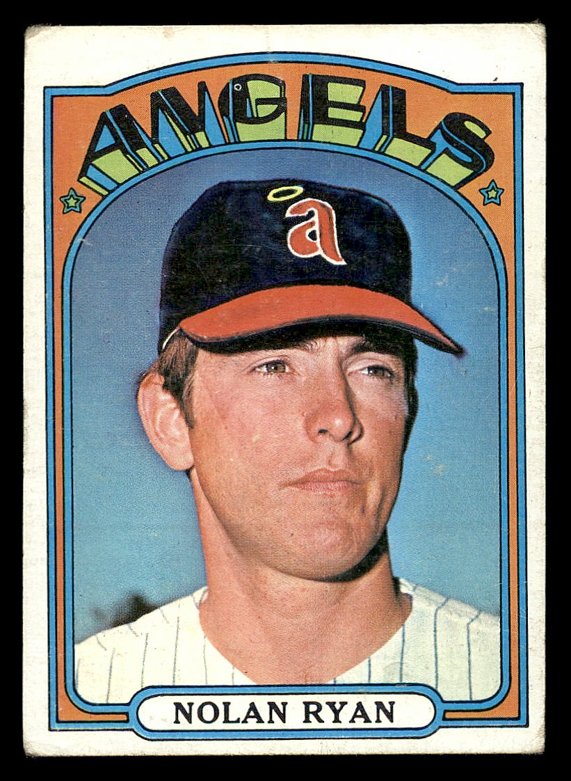 1972 Topps #595 Nolan Ryan - Scan of the actual card you'll receive - VG-EX