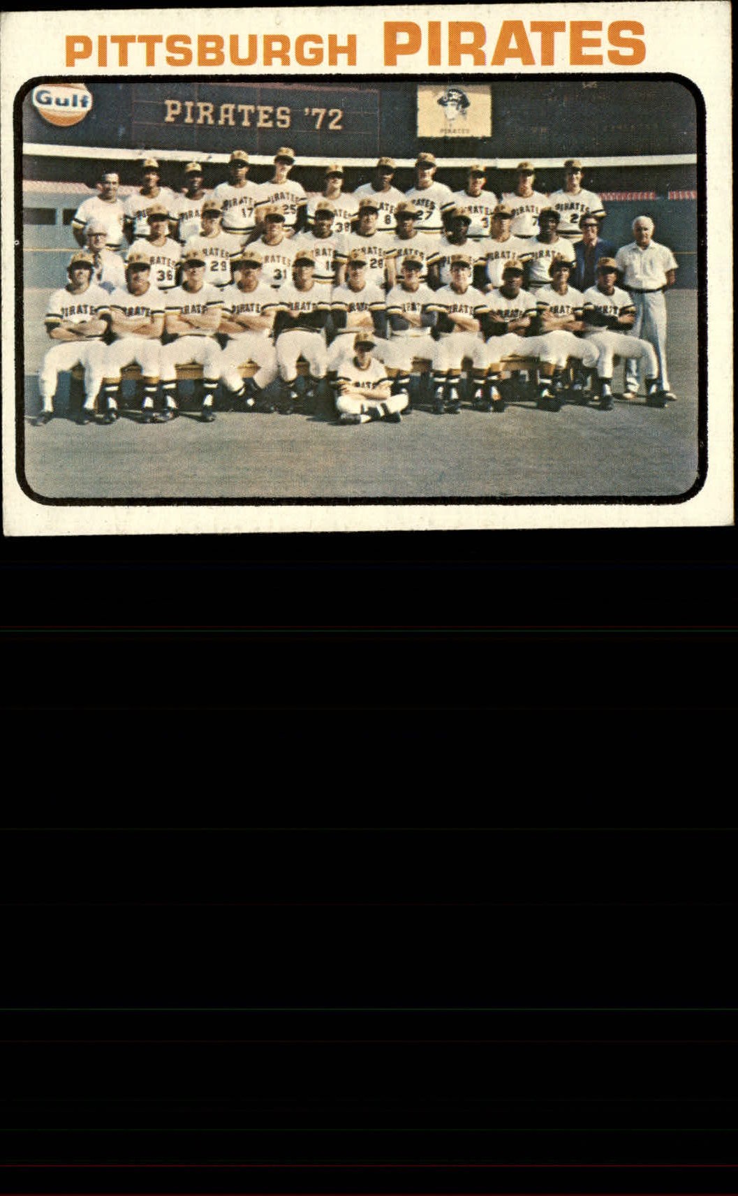1973 Topps #26 Pittsburgh Pirates TC - EX - Card Shack | Beckett ...