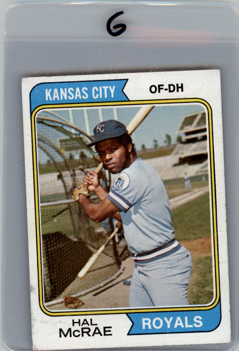 1974 Topps #563 Hal McRae - GOOD