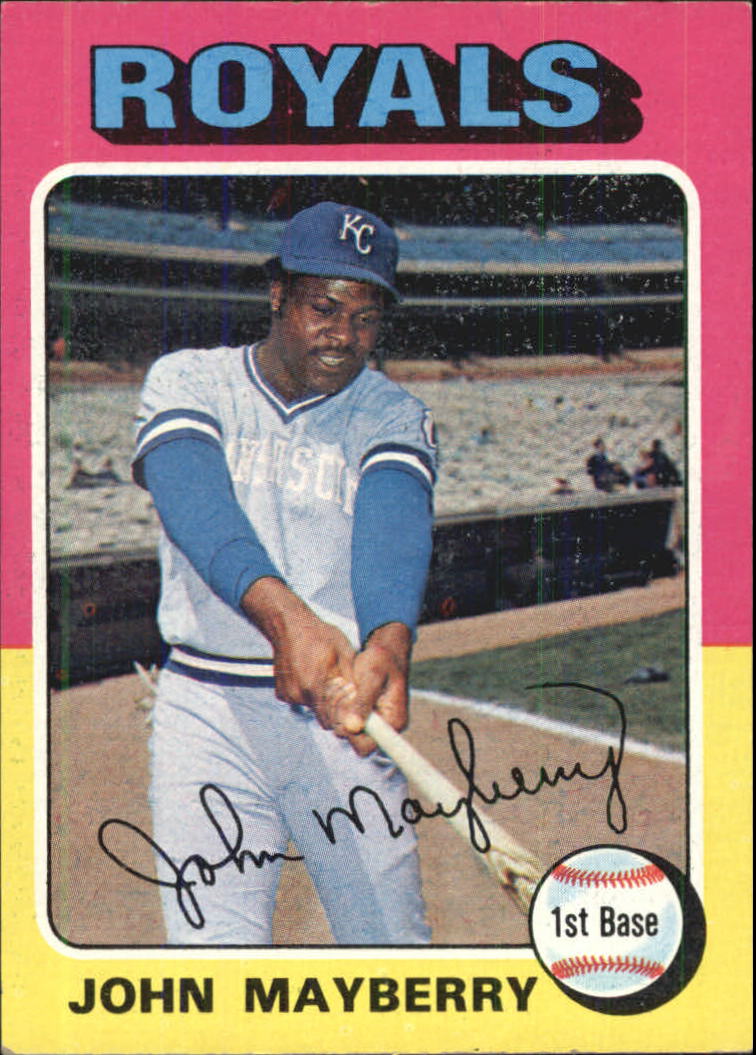 1975 Topps #95 John Mayberry - EX-MT - Burbank Sportscards | Beckett ...