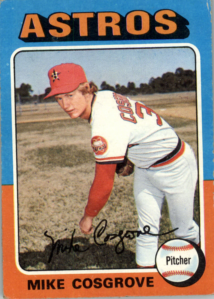 1975 Topps #96 Mike Cosgrove RC - VG