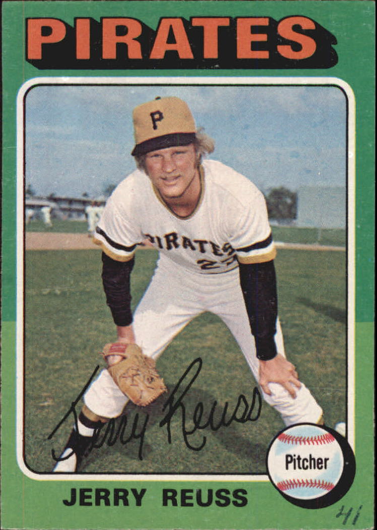 1975 Topps #124 Jerry Reuss - GOOD