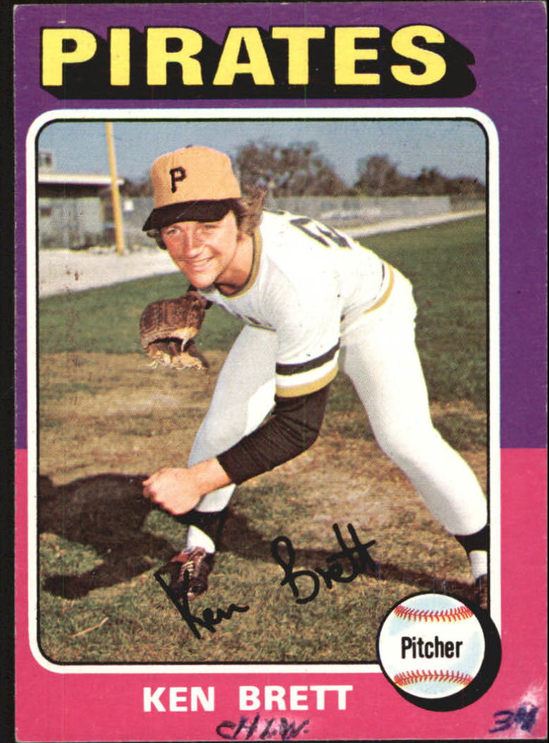 1975 Topps #250 Ken Brett - GOOD