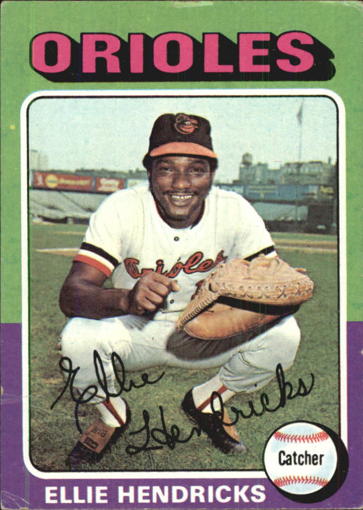 1975 Topps #609 Elrod Hendricks - VG