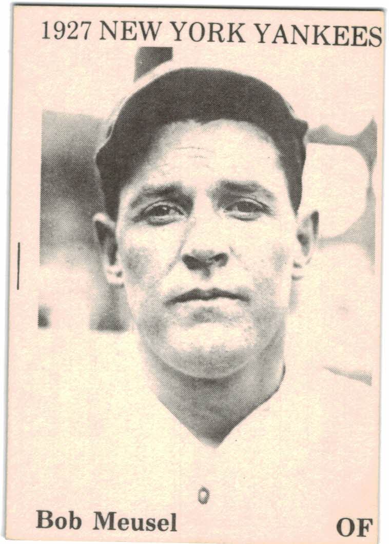 1975 Yankees 1927 TCMA #15 Bob Meusel - EX-MT